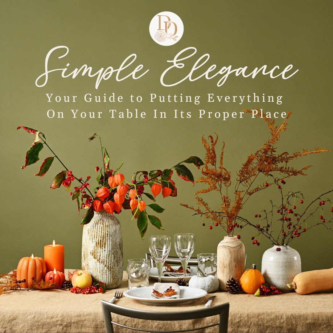 Simple Guide to Creating an Elegant Place Setting– Design Decor Knoxville