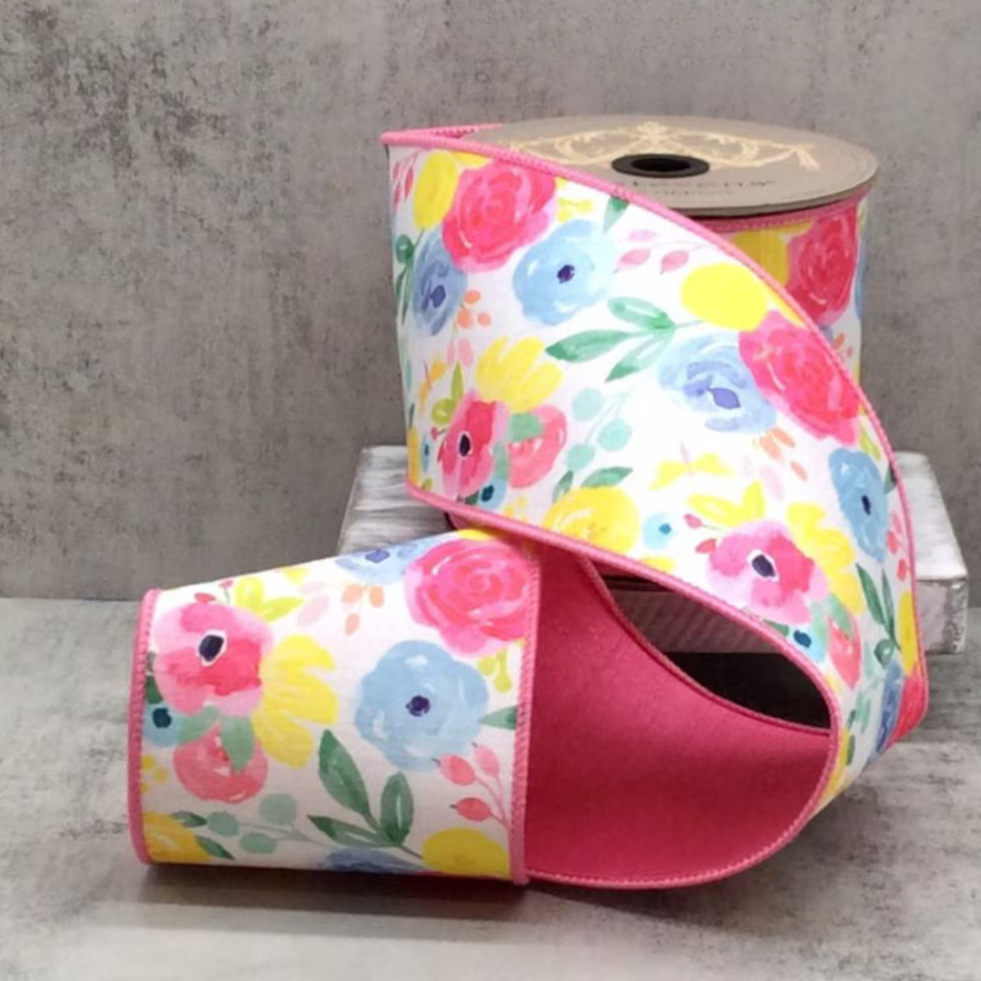 Spring & Summer Ribbon | High Quality Designer Wired Ribbon– Design ...