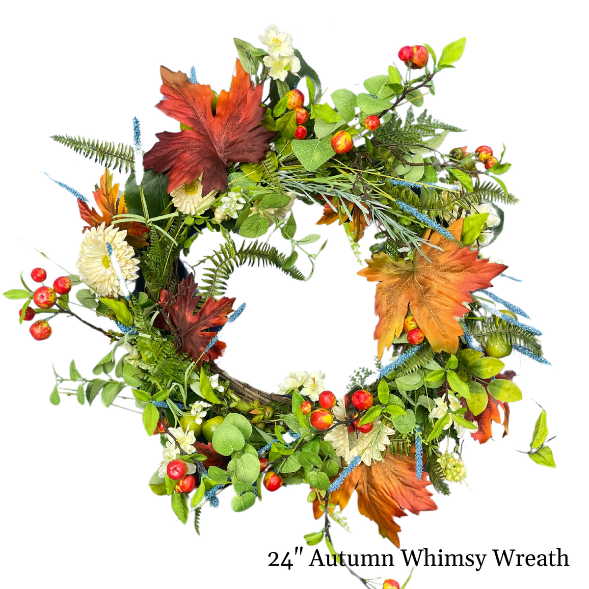 24" Autumn Whimsy Wreath– Design Decor Knoxville