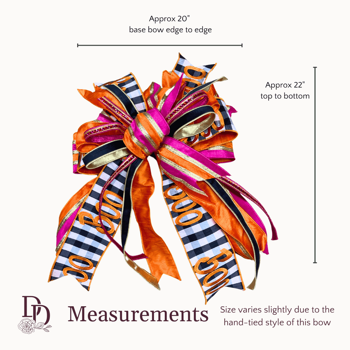 Exclusive Fall & Halloween Handtied Designer Bows– Design Decor Knoxville