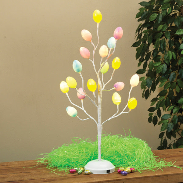 24" B/O Easter Egg Tabletop Tree– Design Decor Knoxville